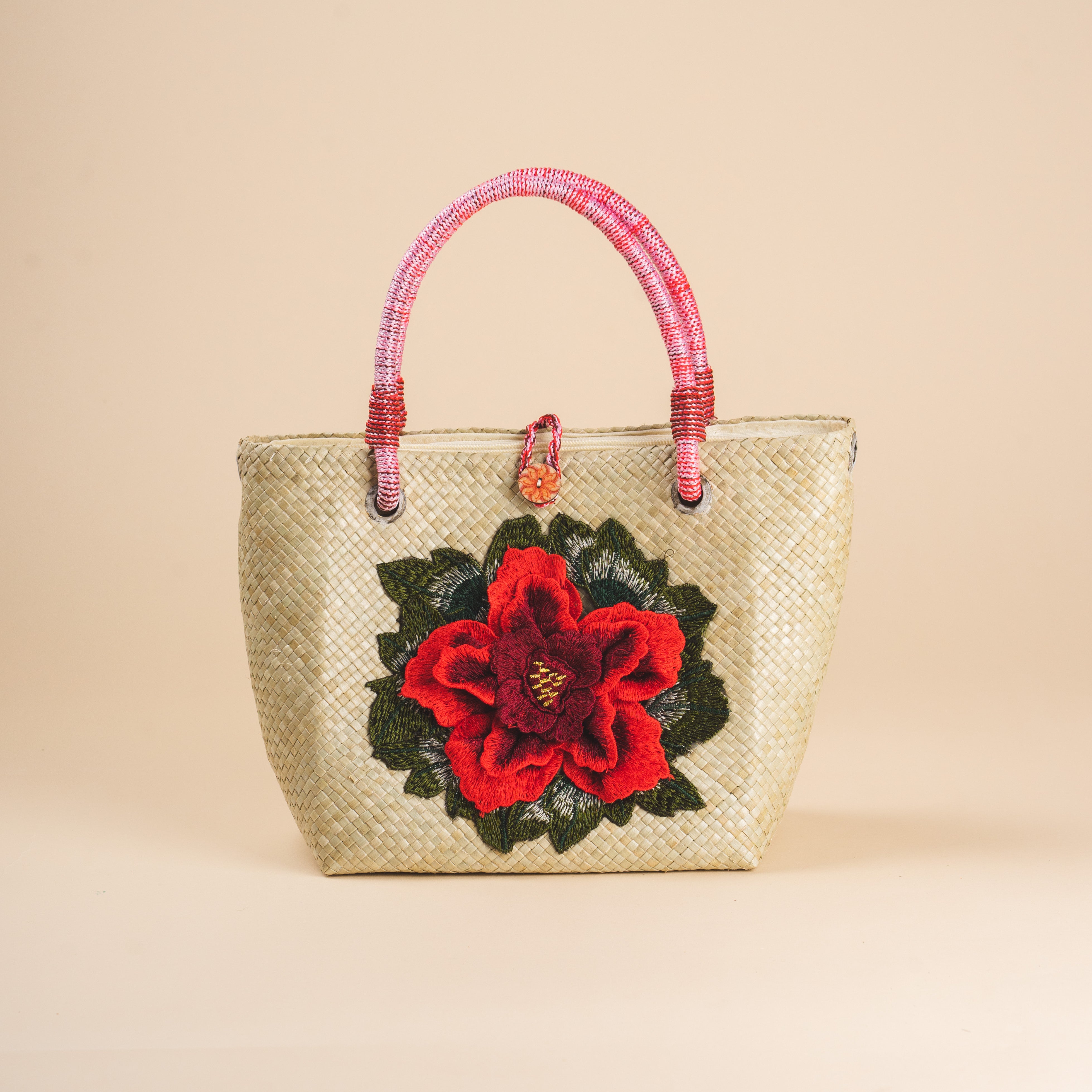 Buri Sling Bag w/ Flower – TESOROS