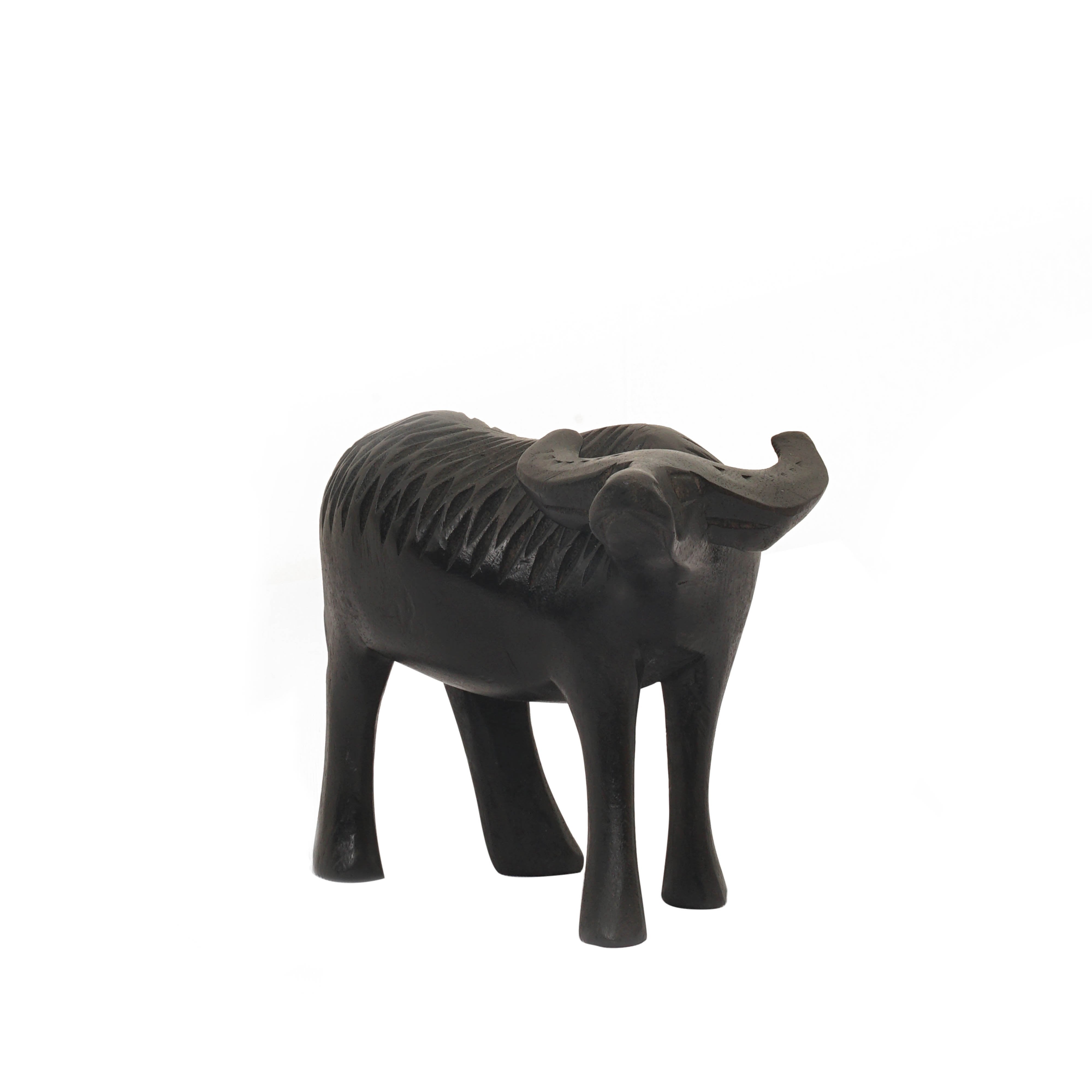 Wooden Carved Carabao 4" – TESOROS